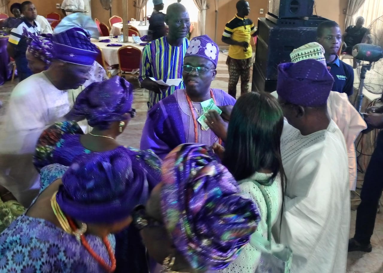 Prince Babatunde Olufotebi Honored in Sagamu as Friends Celebrates Life ...