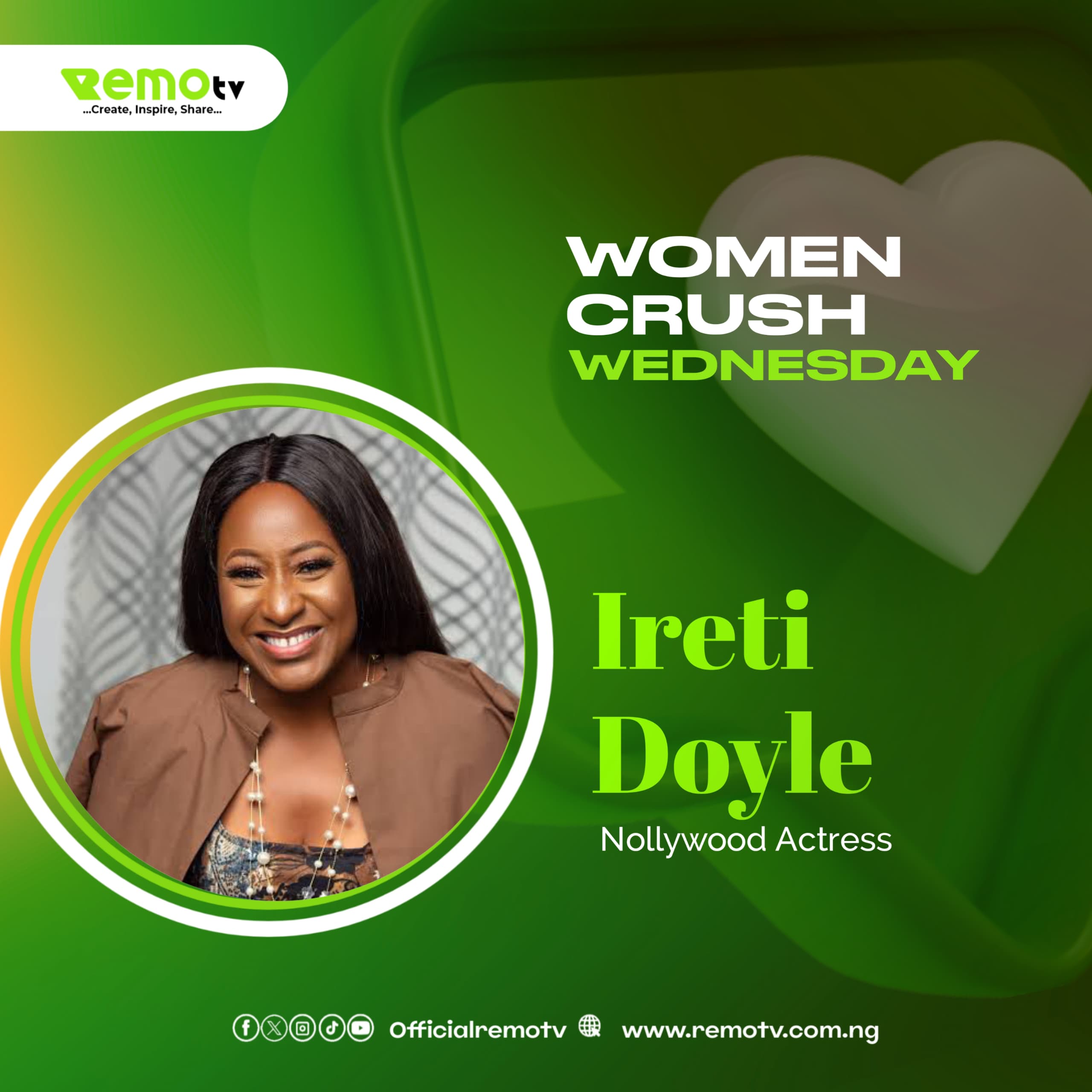 IRETI DOYLE: NOLLYWOOD ACTRESS AND RENOWNED PUBLIC SPEAKER - REMO TV