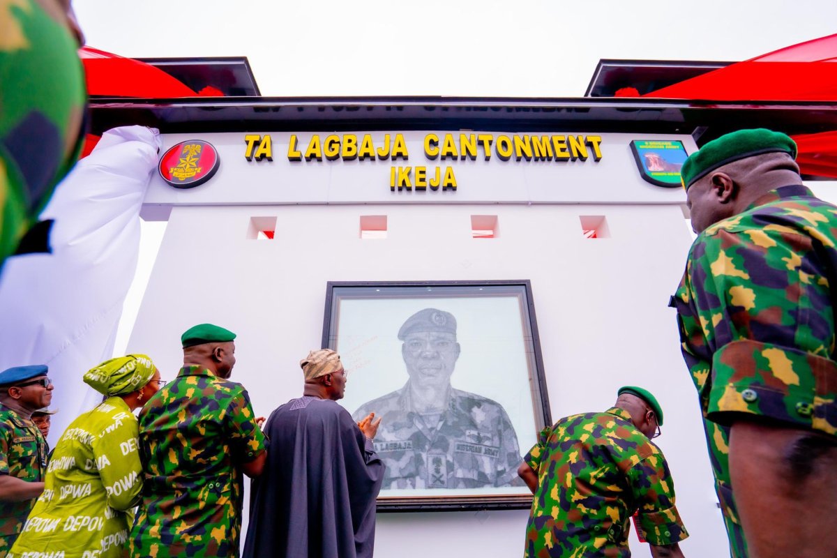 Nigerian Army Renames Ikeja Cantonment in Honor of Late Chief of Army Staff, Lt.-Gen. Taoreed ...